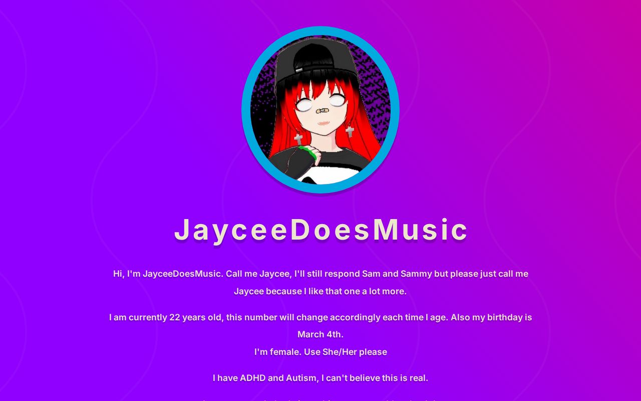 JayceeDoesMusic info and sources